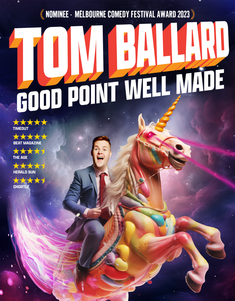 Official Website of Tom Ballard | Australian comedian & presenter